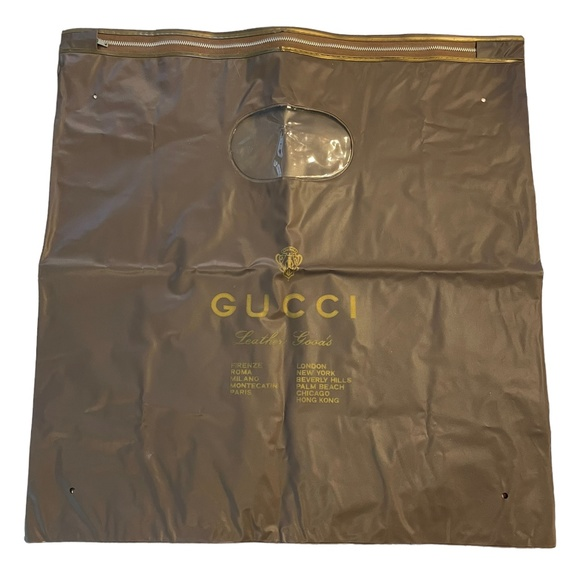 Gucci | Accessories | Gucci Leather Goods Plastic Dust Bag | Poshmark
